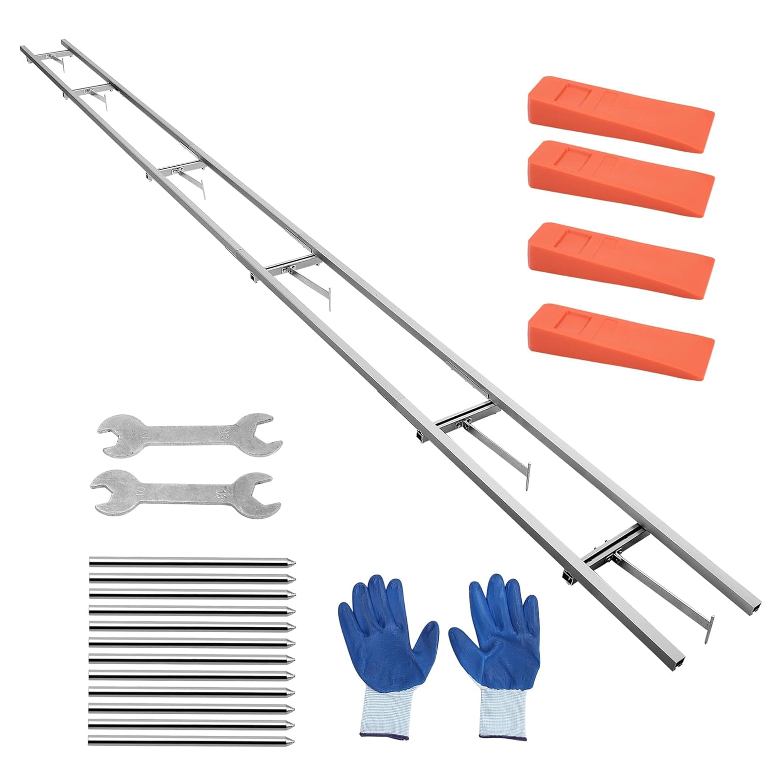 M optimized Rail Mill Guide System 15 FT, 4 Crossbar Kits Work with ...