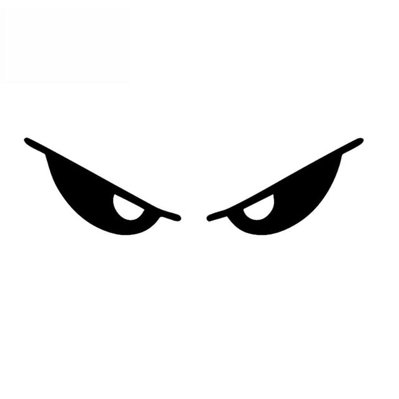 M optimized Reflective Car Sticker Motorcycle Helmet Evil Eyes Shape ...