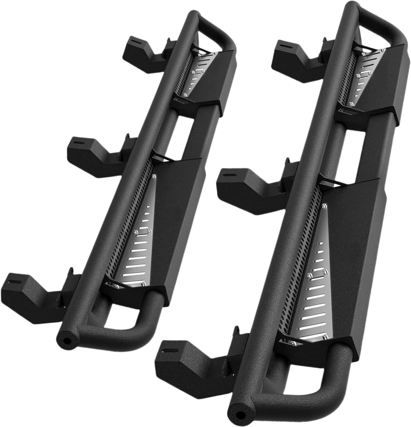 M optimized Running Boards, Triple-Tube Drop Down Side Steps 6 inch for ...