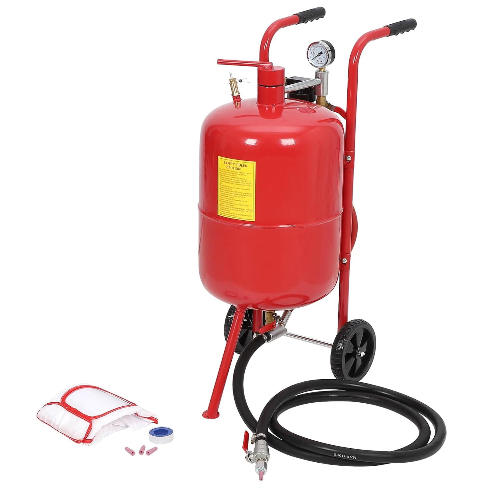 M optimized Sand Blasters 10 Gallon, Portable Air Sandblasters 125PSI ...