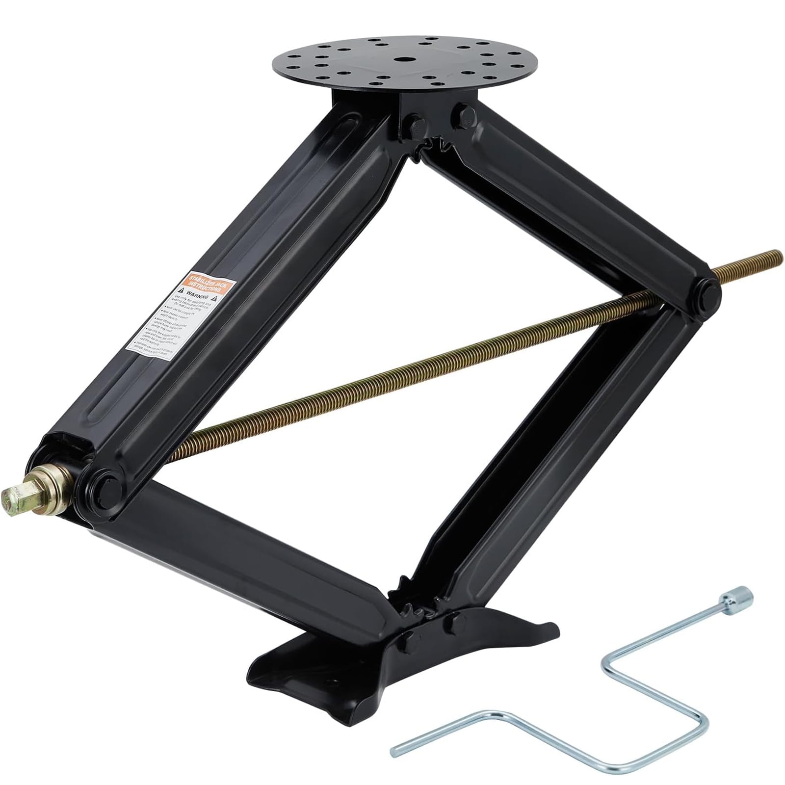 M optimized Scissor Lift Jack, 7500 Lbs Capacity Car Jack with Crank ...