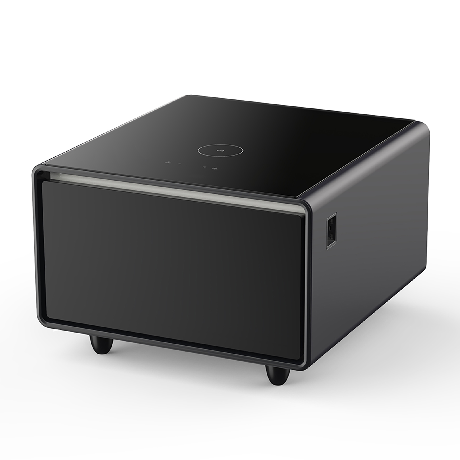 M optimized Smart Coffee Table with Built-in Fridge, Temperature ...