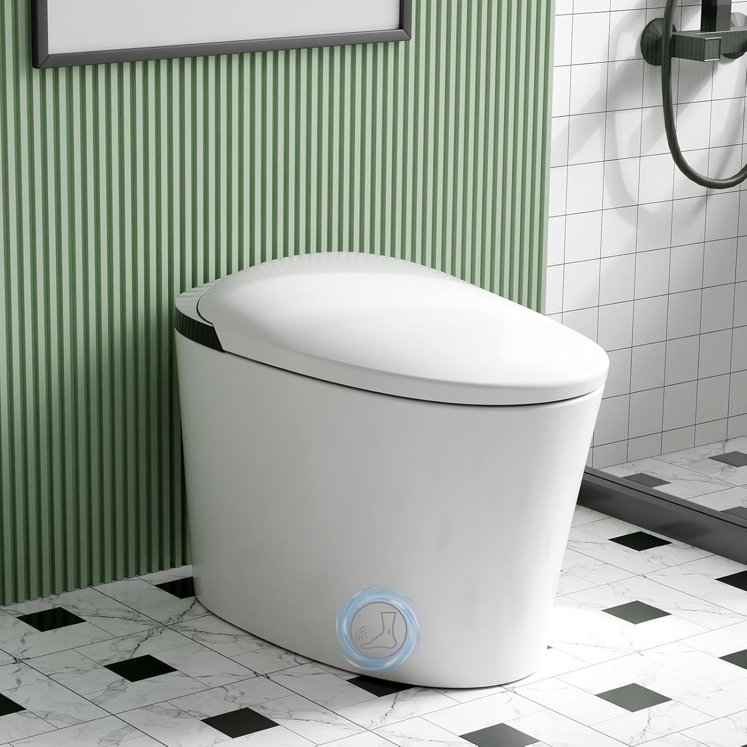 M optimized Smart Toilet, Auto Flush Smart Toilet, Modern Toilet for ...