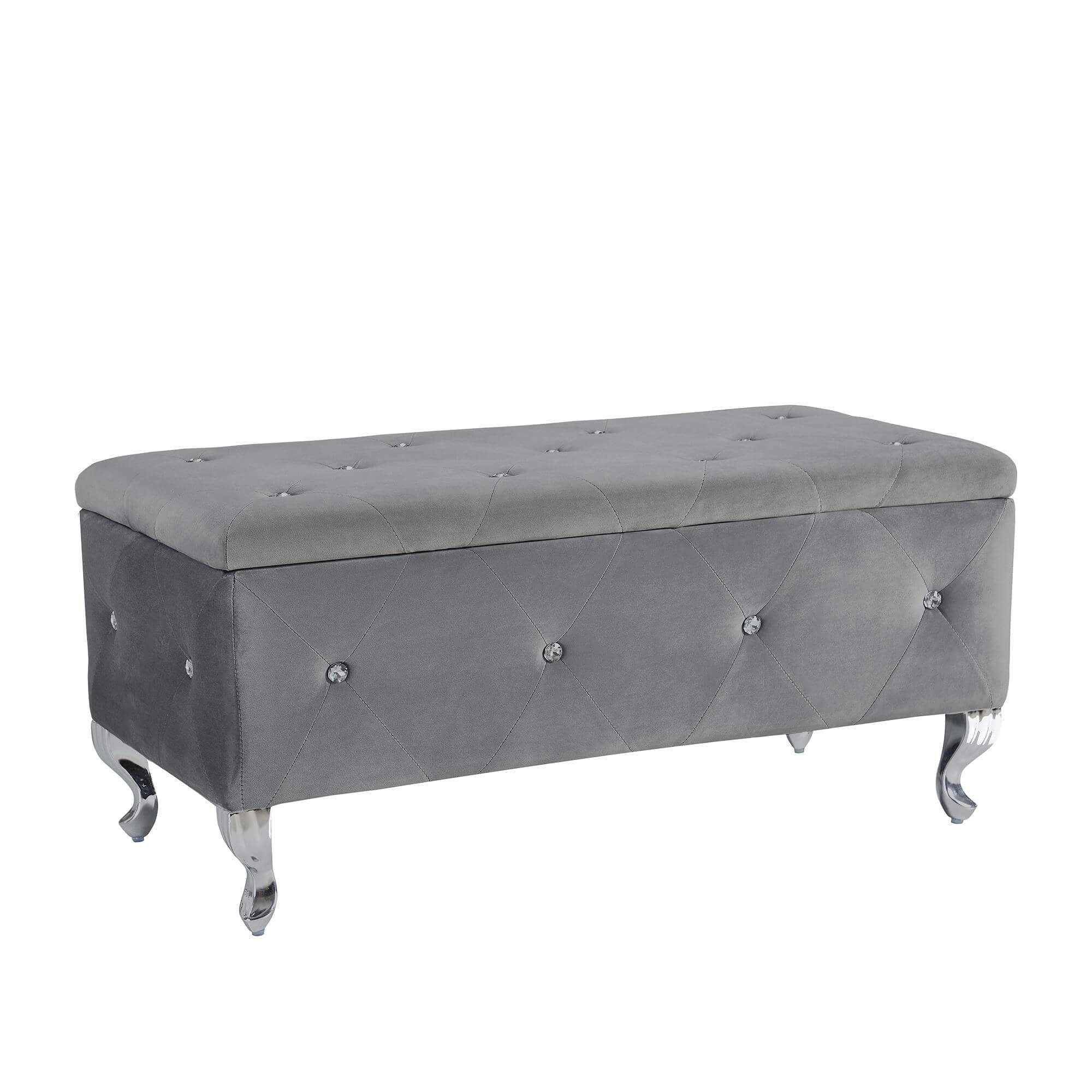 M optimized Storage Ottoman Bench, Upholstered Flip Top Ottoman Bench ...