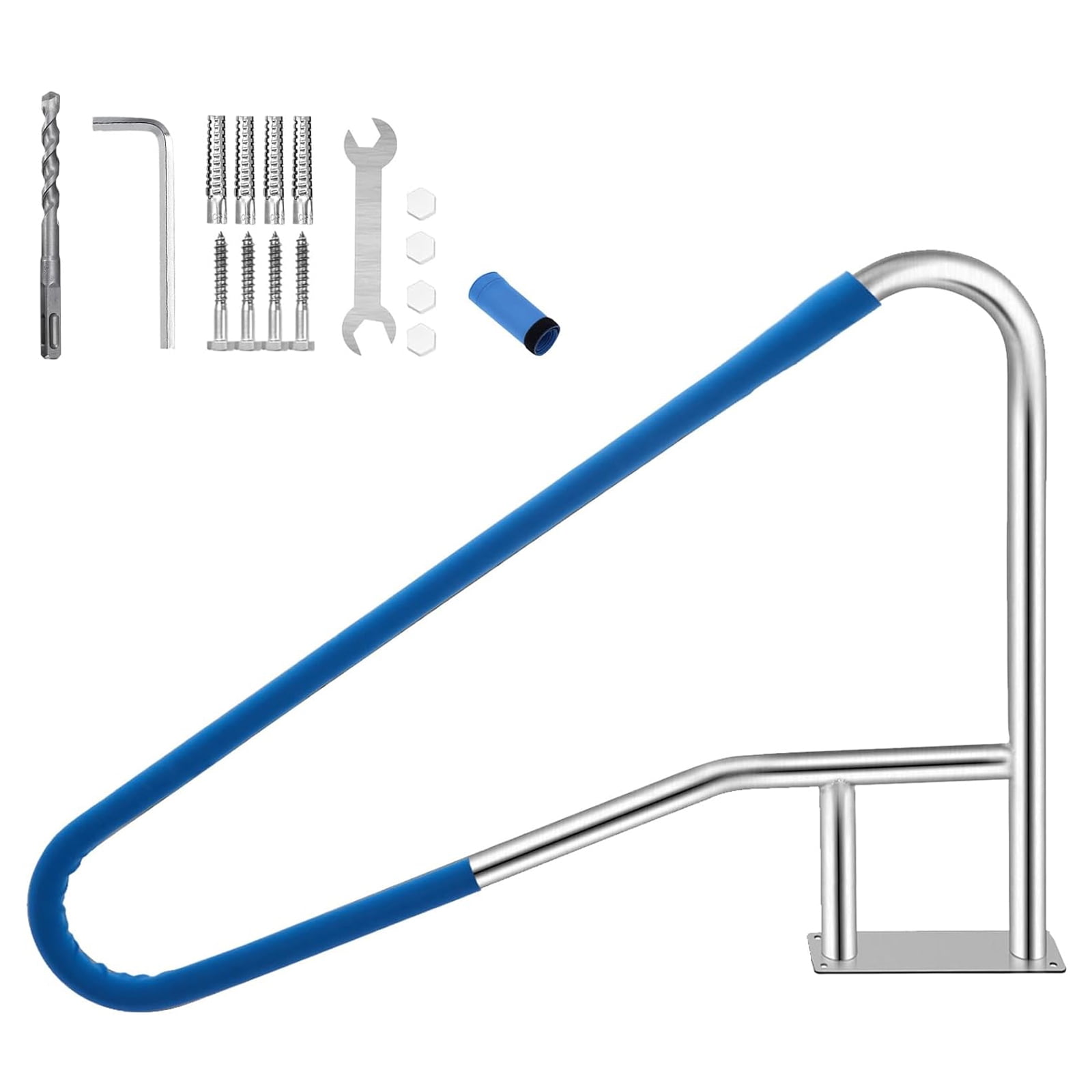 M optimized Swimming Pool Hand Rail Stainless Steel Ladder Handrail ...