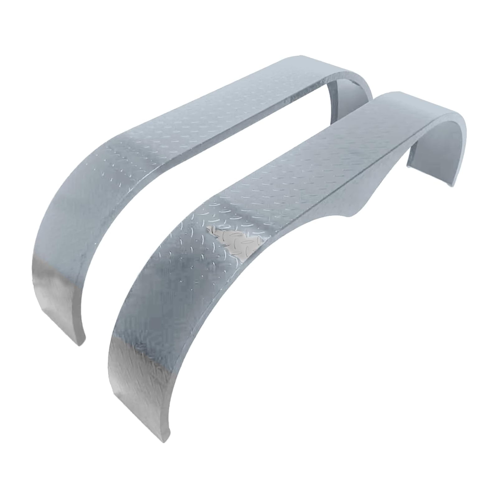M optimized Tandem Round Trailer Fenders, 2 Pcs Heavy Duty Steel Tandem ...