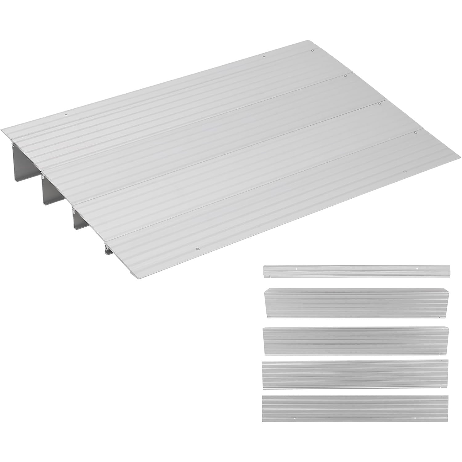 Roromall Threshold Ramps for Doorways, Door Threshold Ramp 4" Rise ...