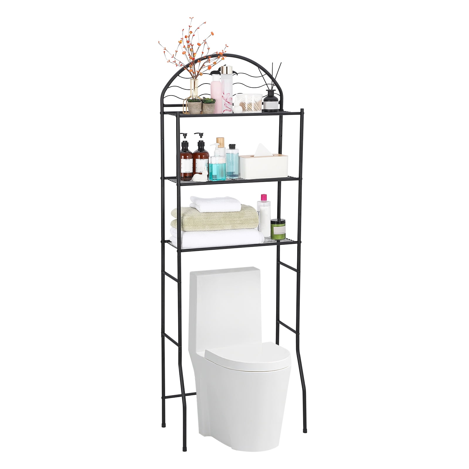M optimized Over The Toilet Storage Shelves, 3 Tier Bathroom Organizer ...
