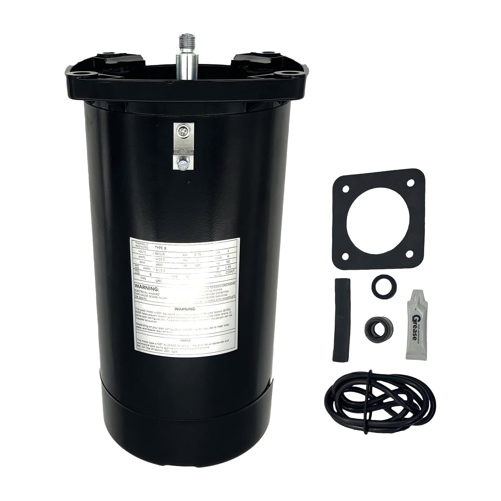 M optimized USQ1102 Swimming Pool Pump Motor and Seal Replacement Kit ...