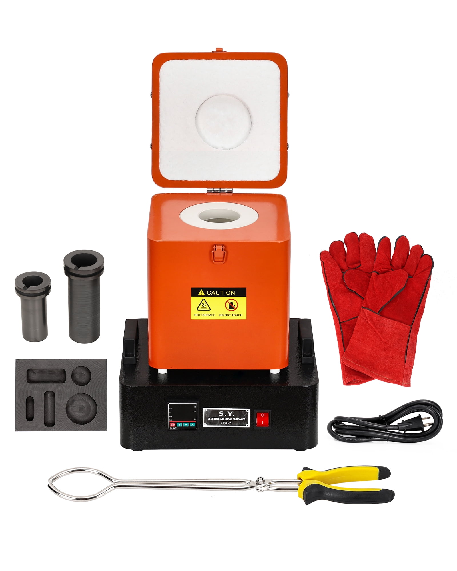 M optimized Upgraded Gold Melting Furnaces Kit, 1+3 kg Electric Digital ...
