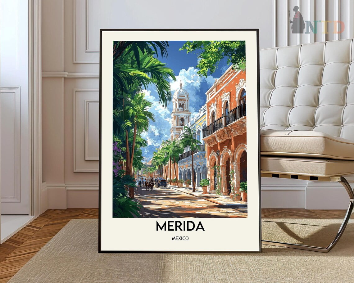 Mérida Mexico Poster, Mérida Mexicomérida Mexico Print, Mérida Mexico Photo, Mérida Mexico ...