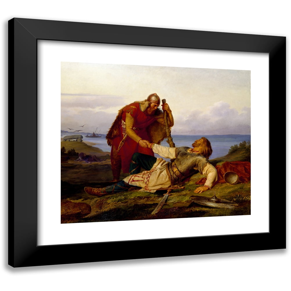 Mårten Eskil Winge 14x12 Black Modern Framed Museum Art Print Titled ...