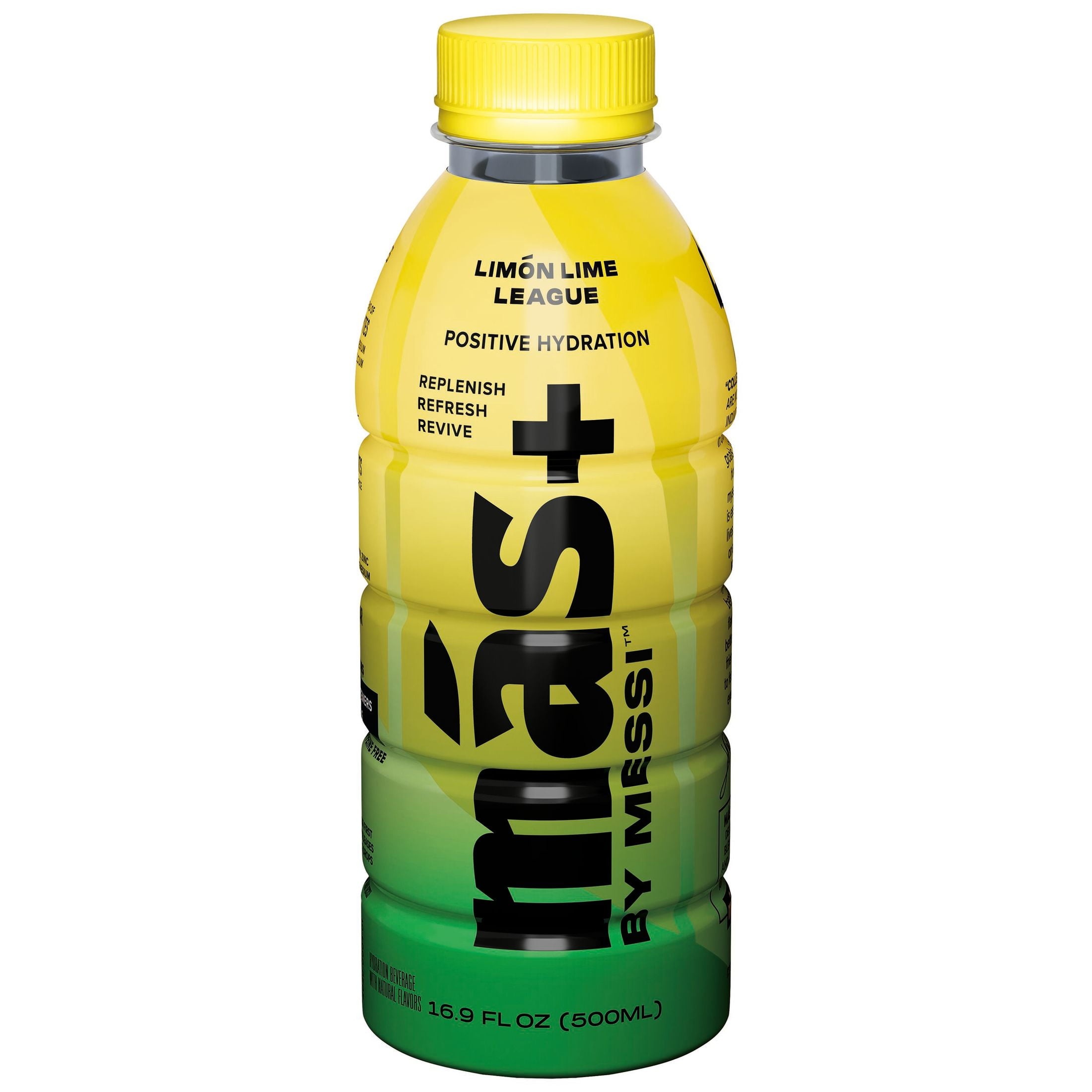 Mas+ by Messi Hydration Drink Limón Lime League, 16.9oz, Single Serve ...