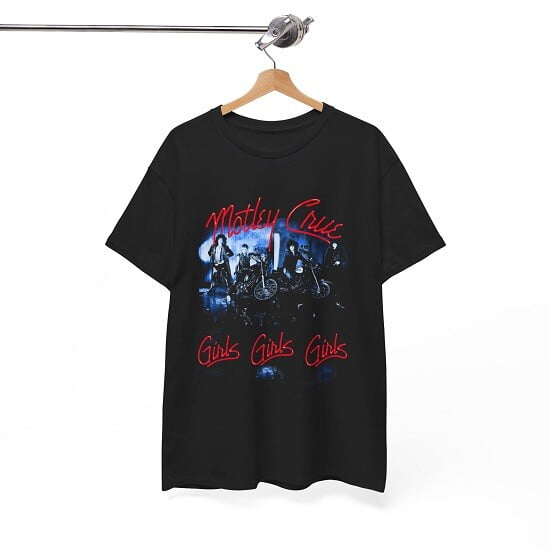 Mötley Crüe - Girls Girls Girls Tracklist T-Shirt - Walmart.com