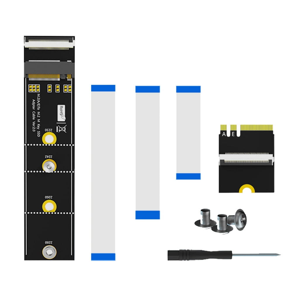 M to A+E Extension Cable NVME M to A+E Adapter Card FPC Flexible Cable ...