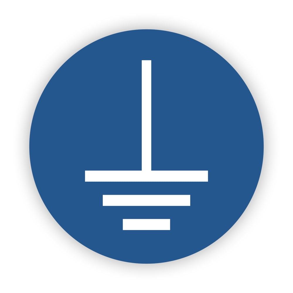 M005 Connect An Earth Terminal To The Ground Sticker Decal - Self ...