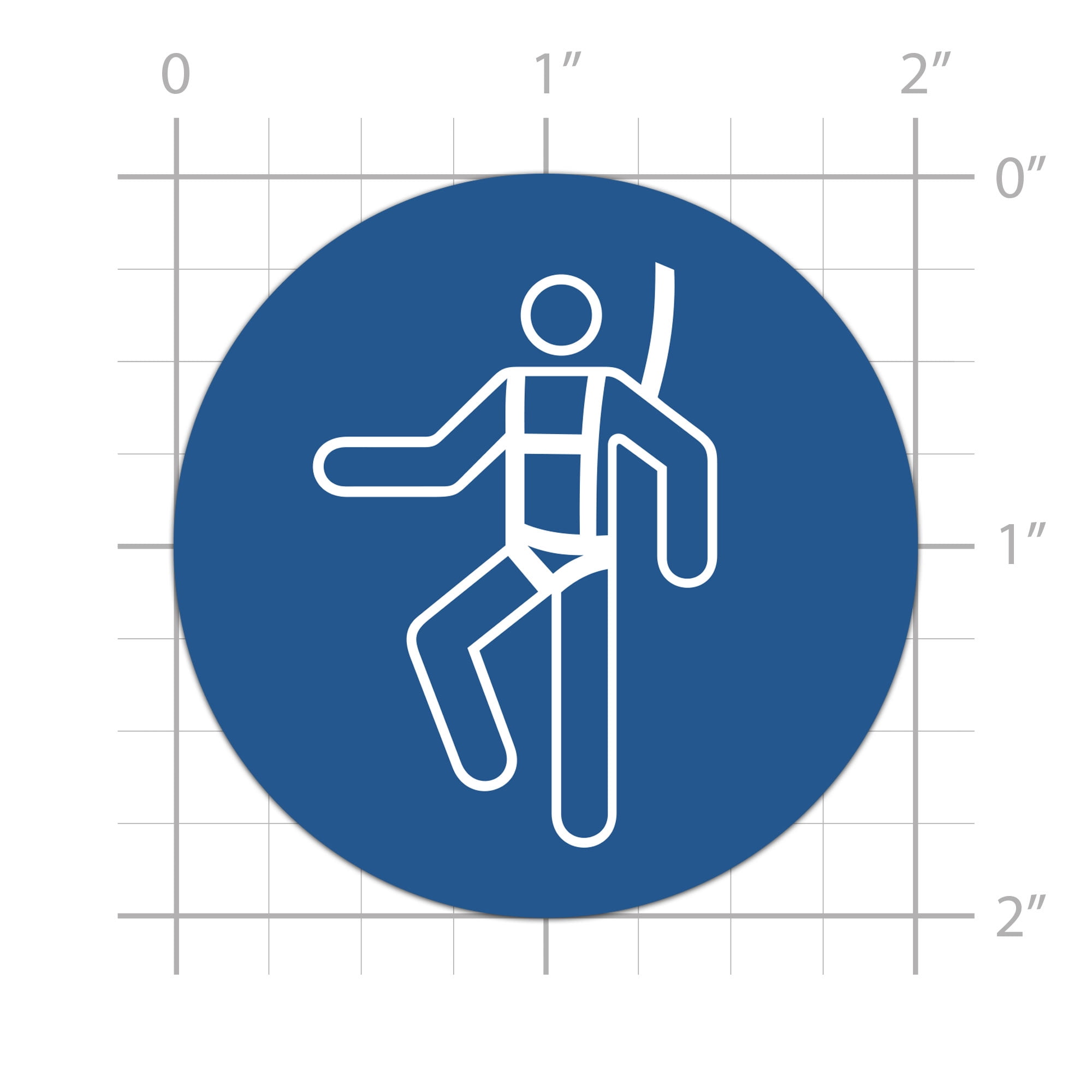 M018 Wear A Safety Harness Sticker for water bottle phone tumbler hard ...