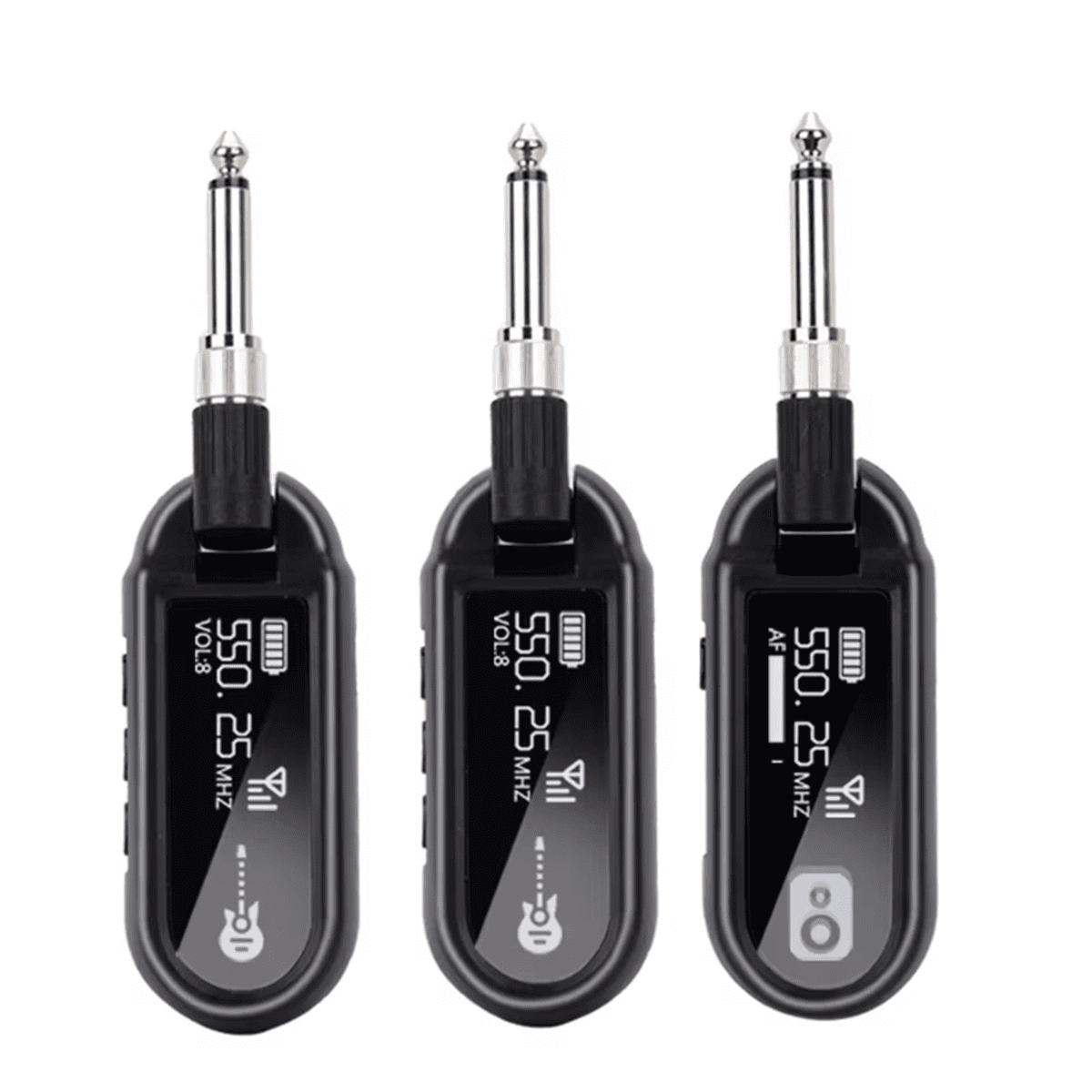 M02 UHF Guitar Wireless Transmitter/Receiver 30m Range Active Noise ...