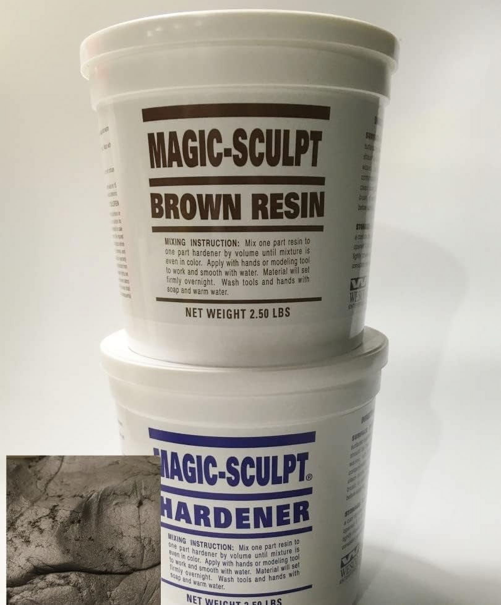 M02054Magic Sculpt Epoxy Putty Brown 5 LB Kit Epoxy Clay Model Putty ...