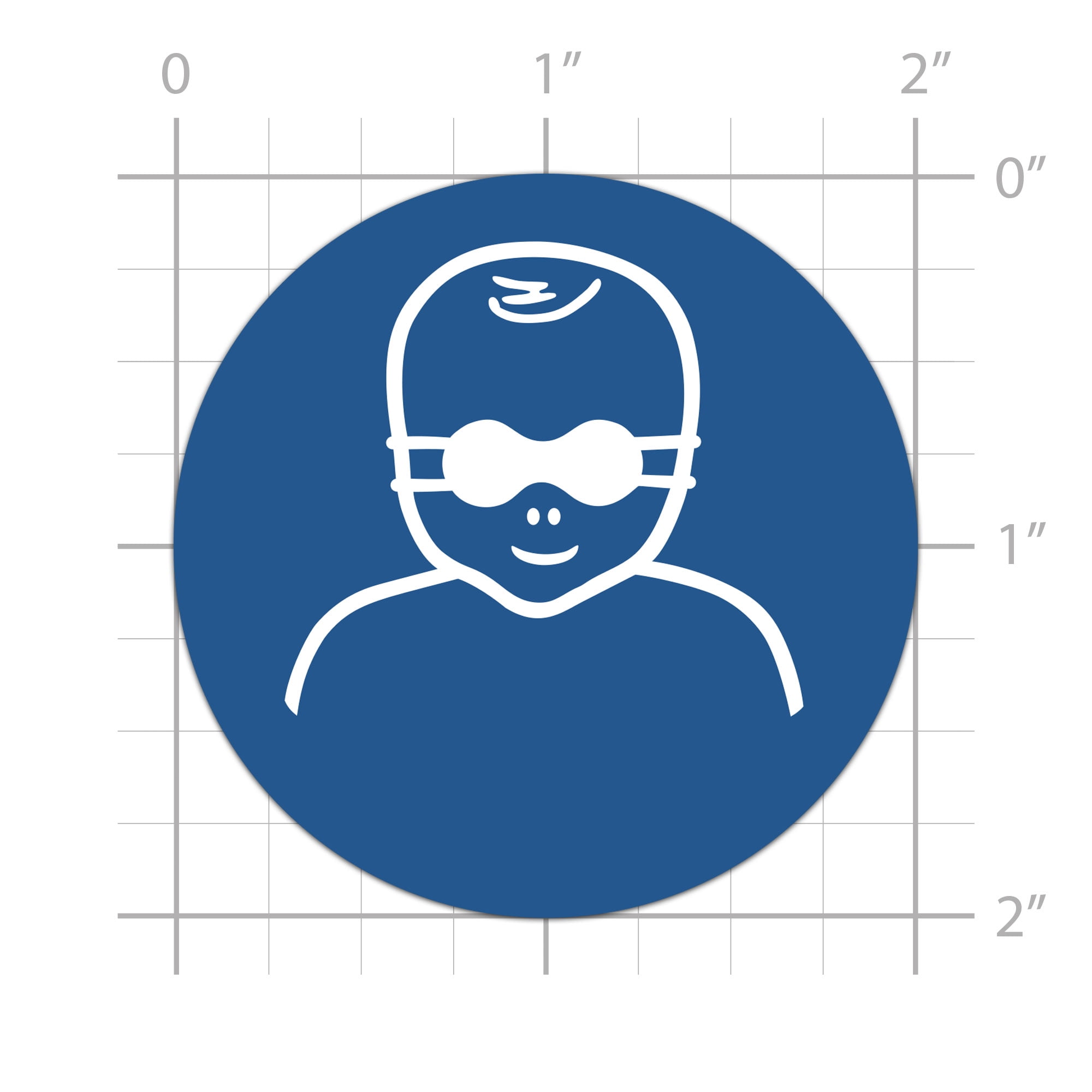 M025 Protect Infants' Eyes With Opaque Eye Protection Sticker for water ...