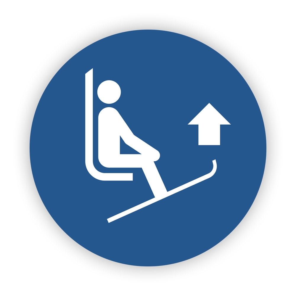 M036 Keep Ski Tips Up Sticker Decal - Self Adhesive Vinyl ...