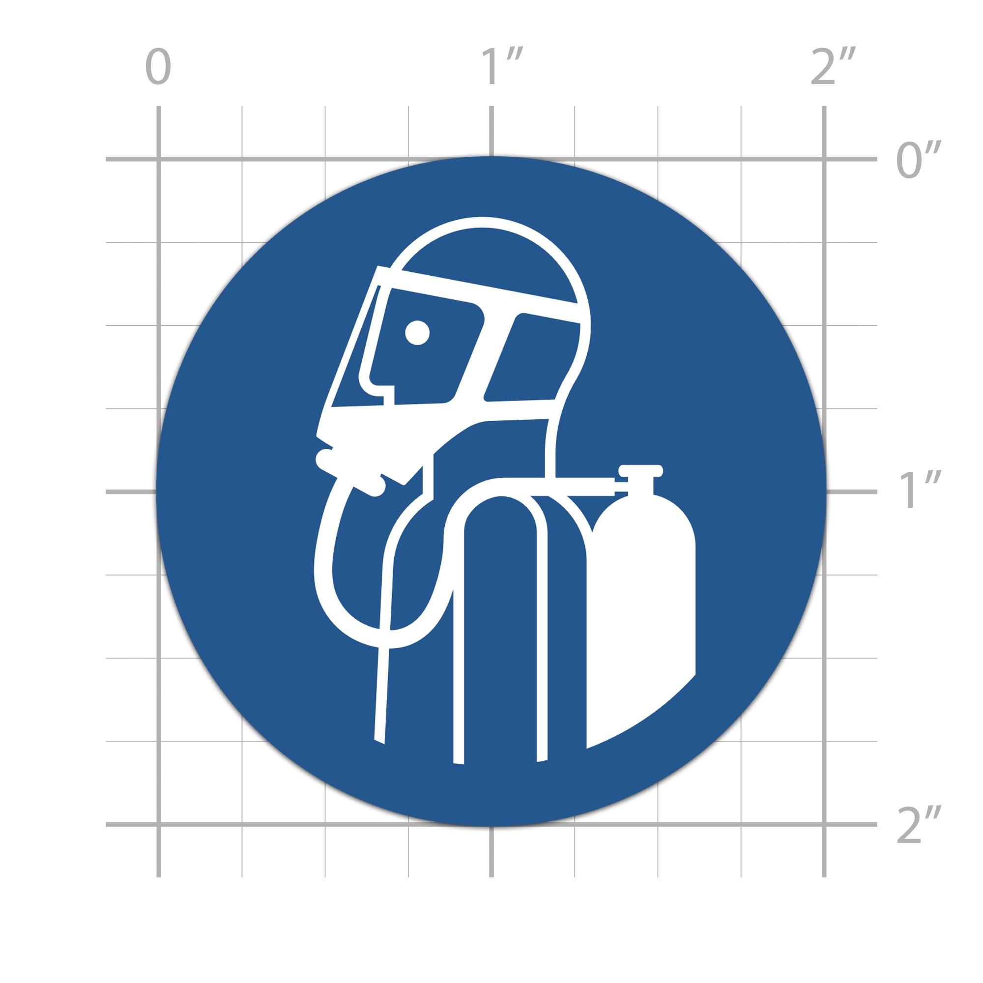 M047 Use Breathing Equipment (Scba) Sticker for water bottle phone ...