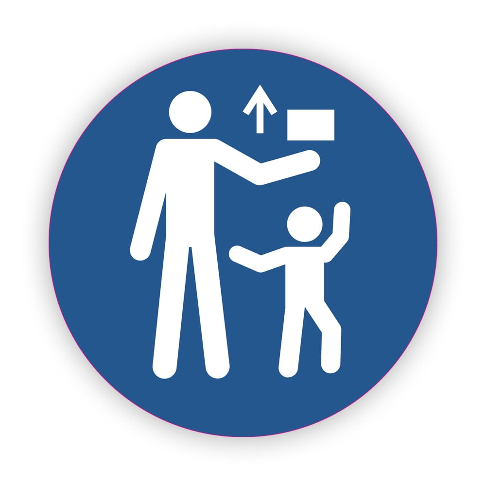 M055 Keep Out Of The Reach Of Children[10][11] Sticker Decal - Self ...