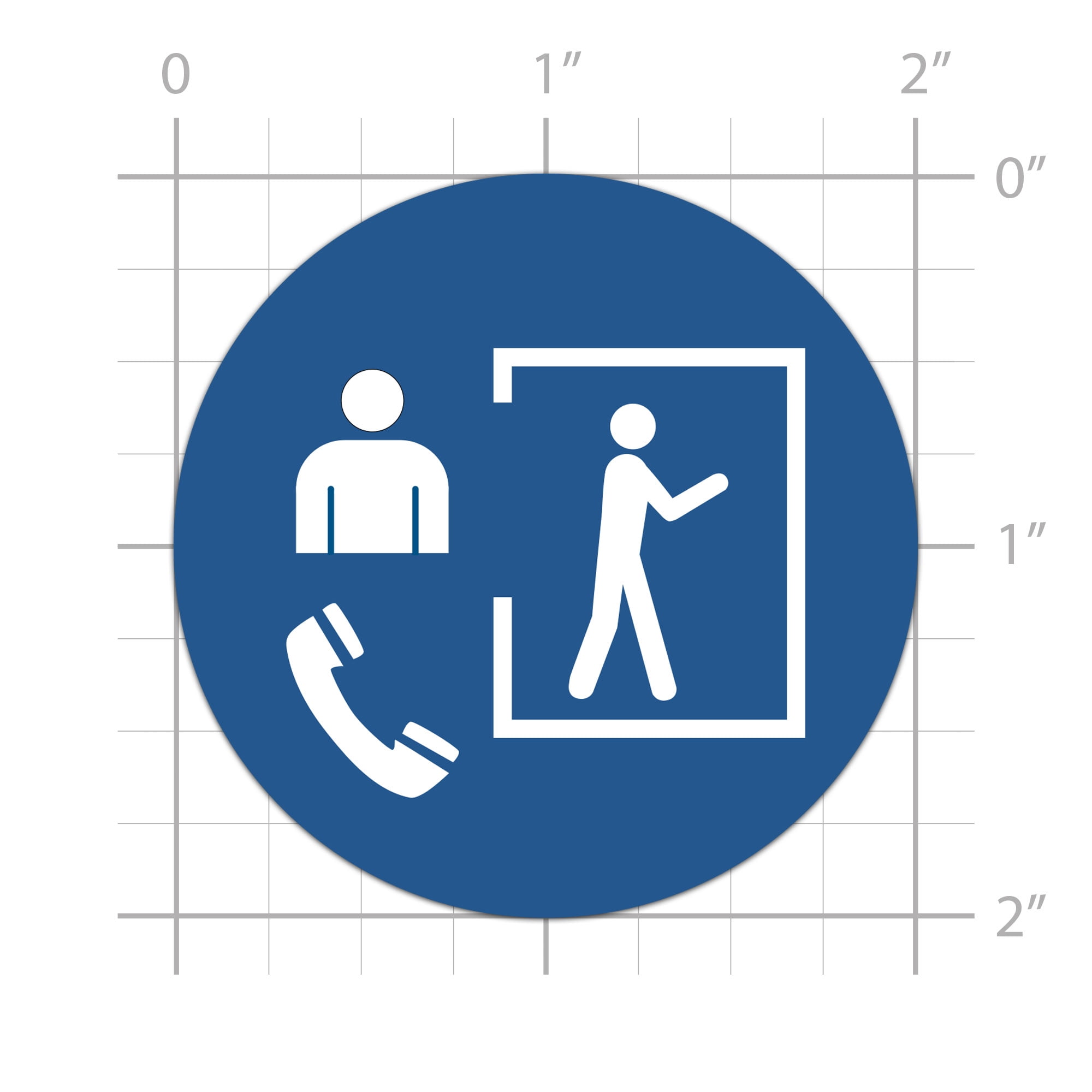 M058 Entry Only With Supervisor Outside Sticker for water bottle phone ...