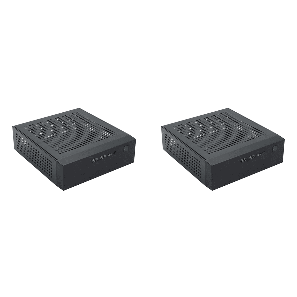 M09 HTPC Host Mini ITX Computer Chassis DC Power Supply Computer Case ...