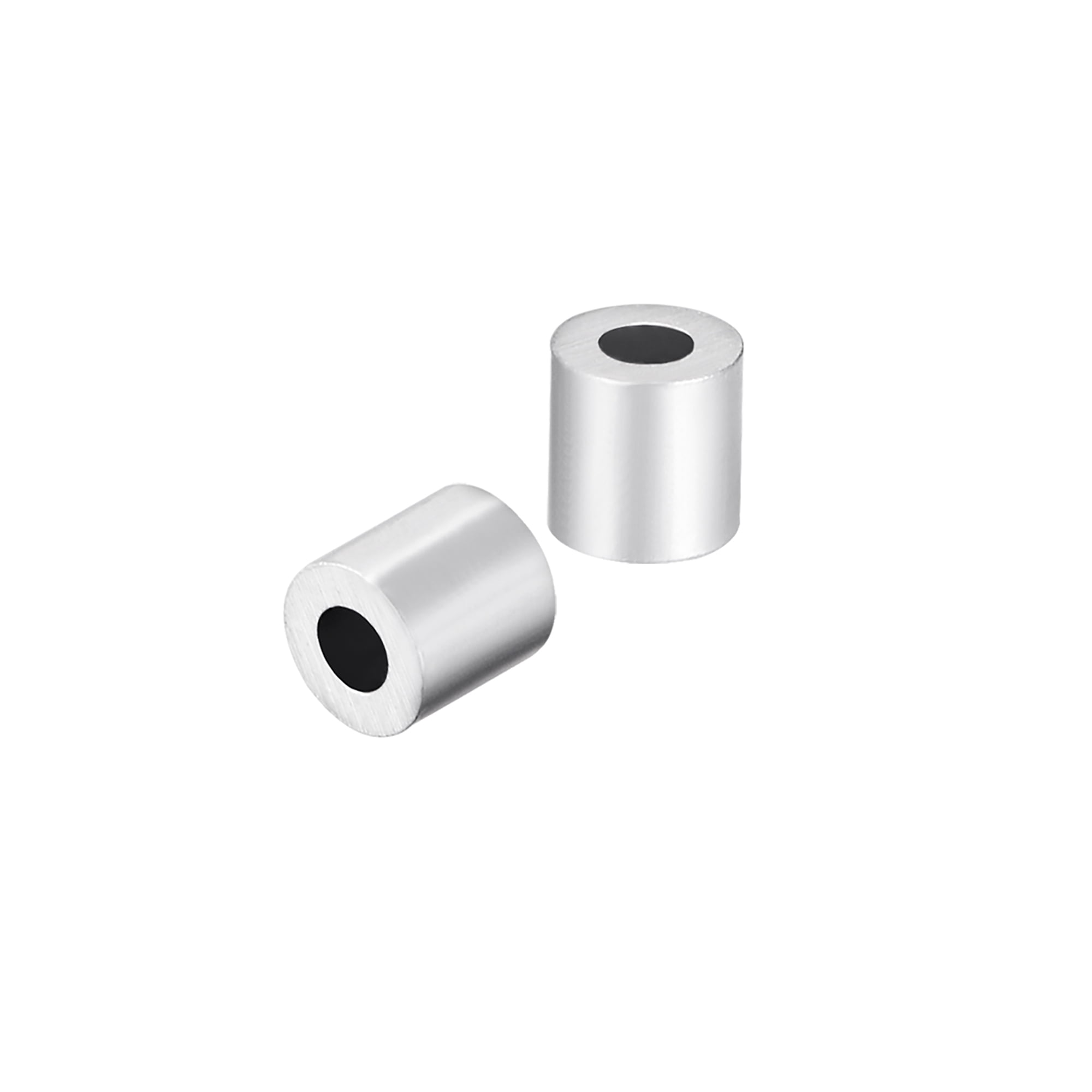 M1.5 Aluminum Sleeve Crimp 1.5mm Steel Wire Rope Button Stop 20 Pcs ...