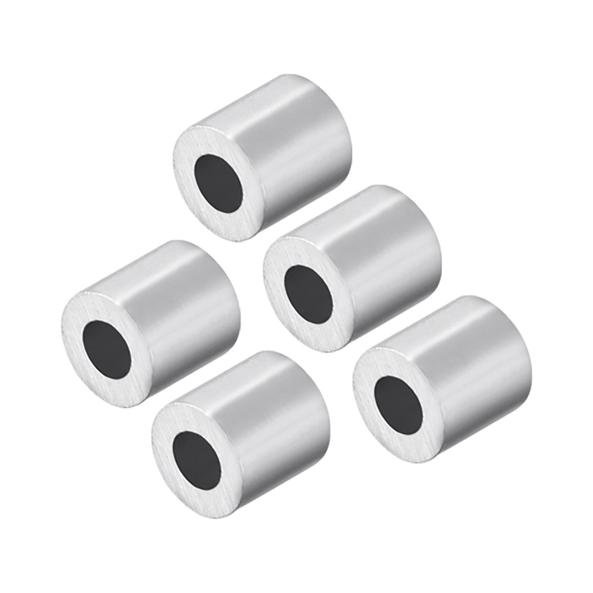 M1.5 Aluminum Sleeve Crimp 1.5mm Steel Wire Rope Button Stop 5 Pcs ...