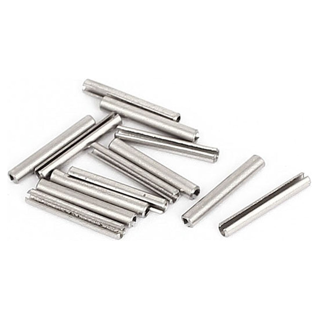 M1.5x12mm 304 Stainless Steel Split Spring Roll Dowel Pins Fasteners ...