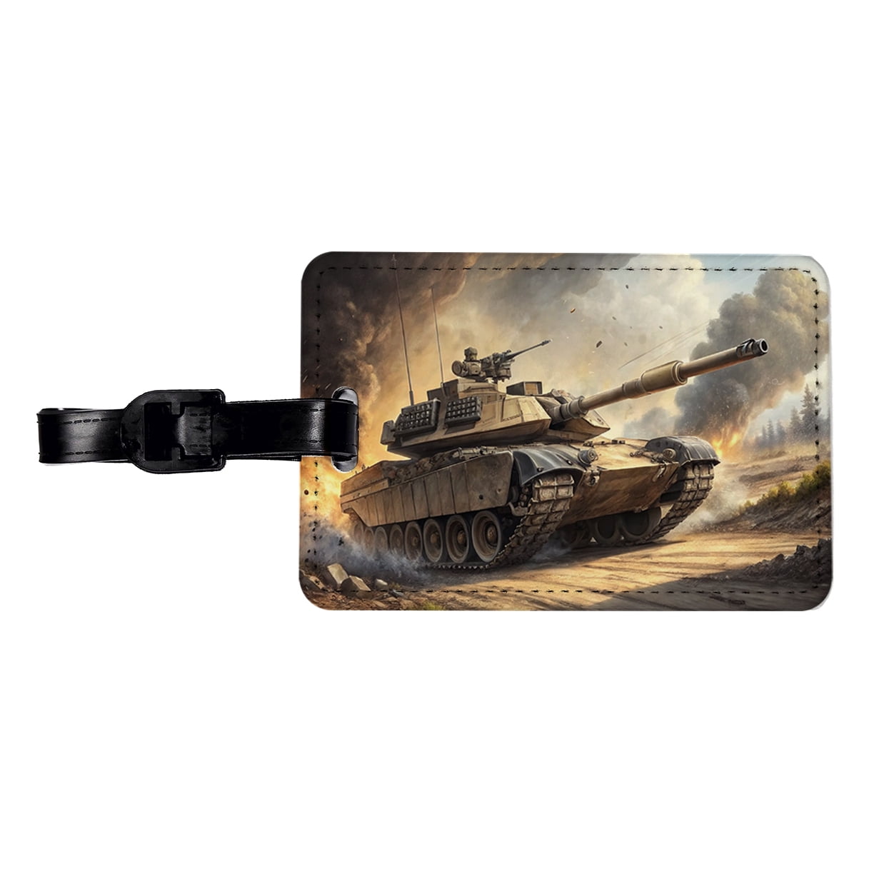 M1 Abrams Tank On The Move Faux Leather Travel Luggage Tag - Walmart.com