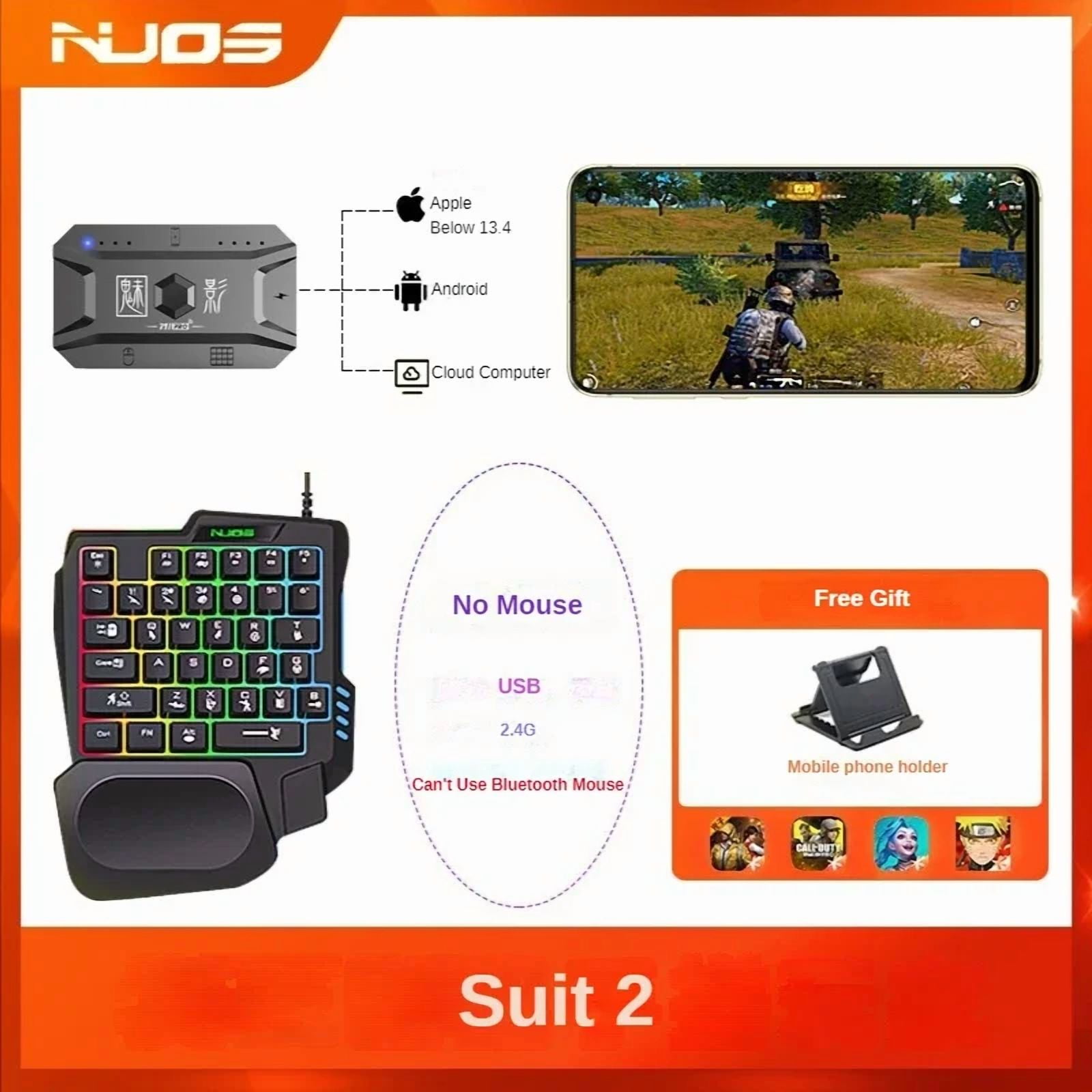 M1 Pro Mobile Game Controller 4 in 1 Mouse Keyboard Adapter Converter ...