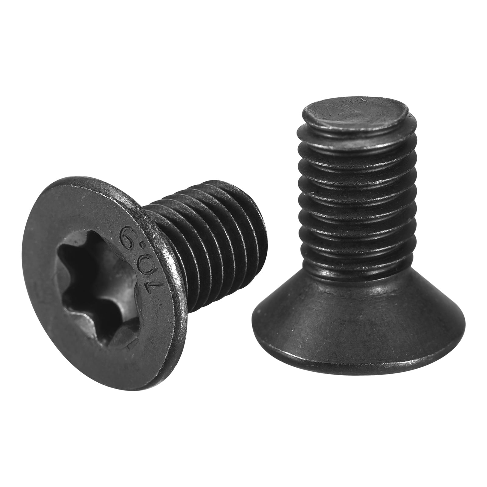M10-1.5 x 16mm Flat Torx Head Machine Screws, 10 Pack 10.9 Grade Carbon ...
