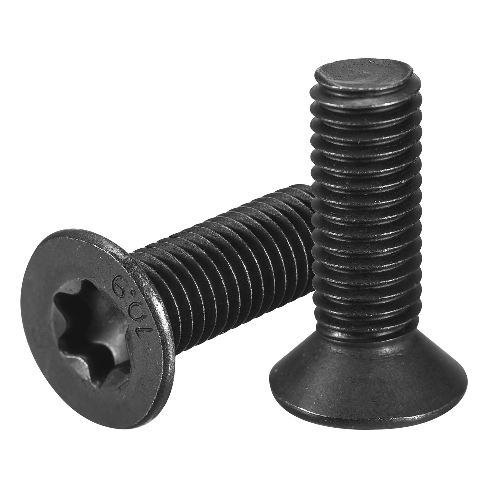 M10-1.5 x 30mm Flat Torx Head Machine Screws, 10 Pack 10.9 Grade Carbon ...