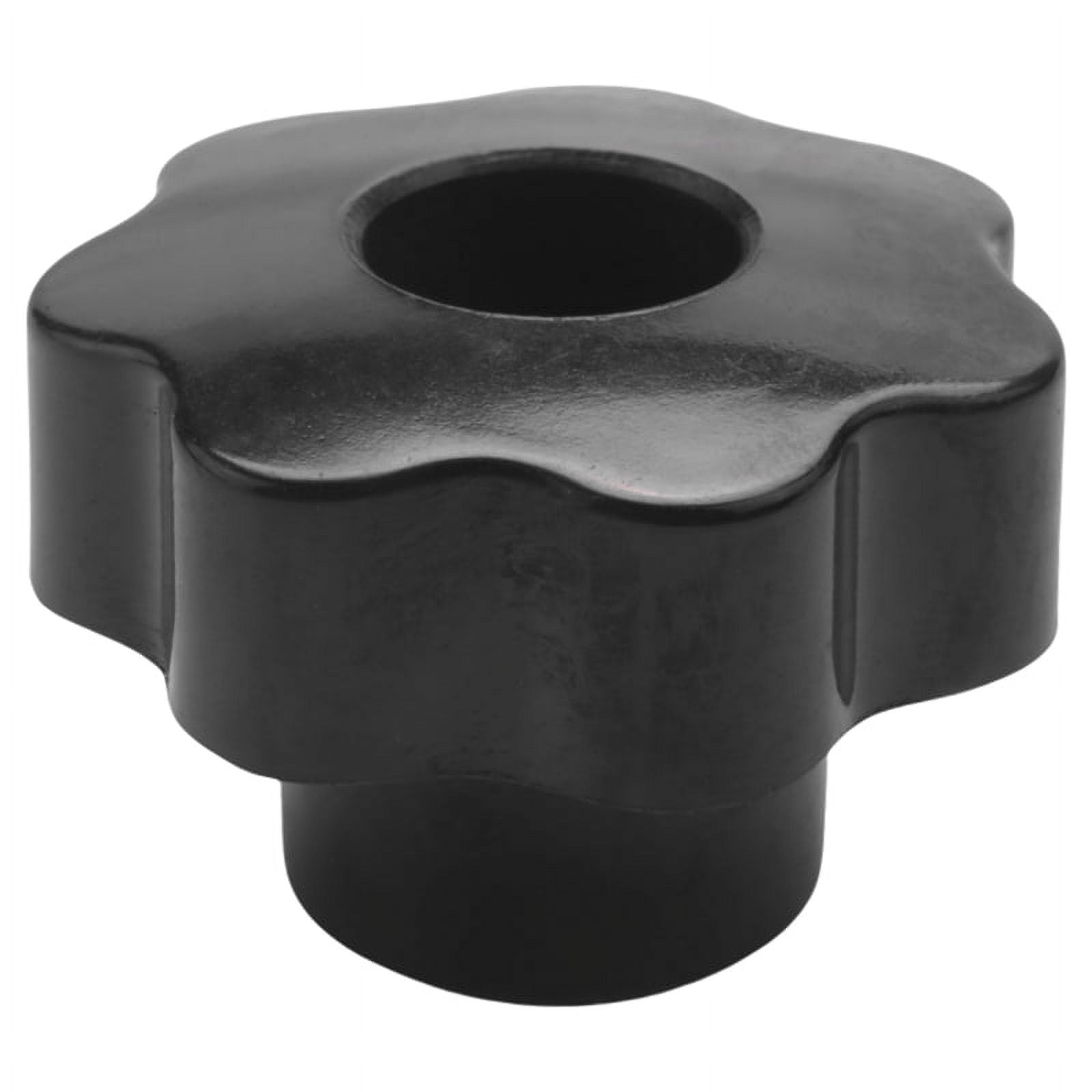 M10 10mm Dia Thread Black Plastic Star Clamping Knob Grip - Walmart.com