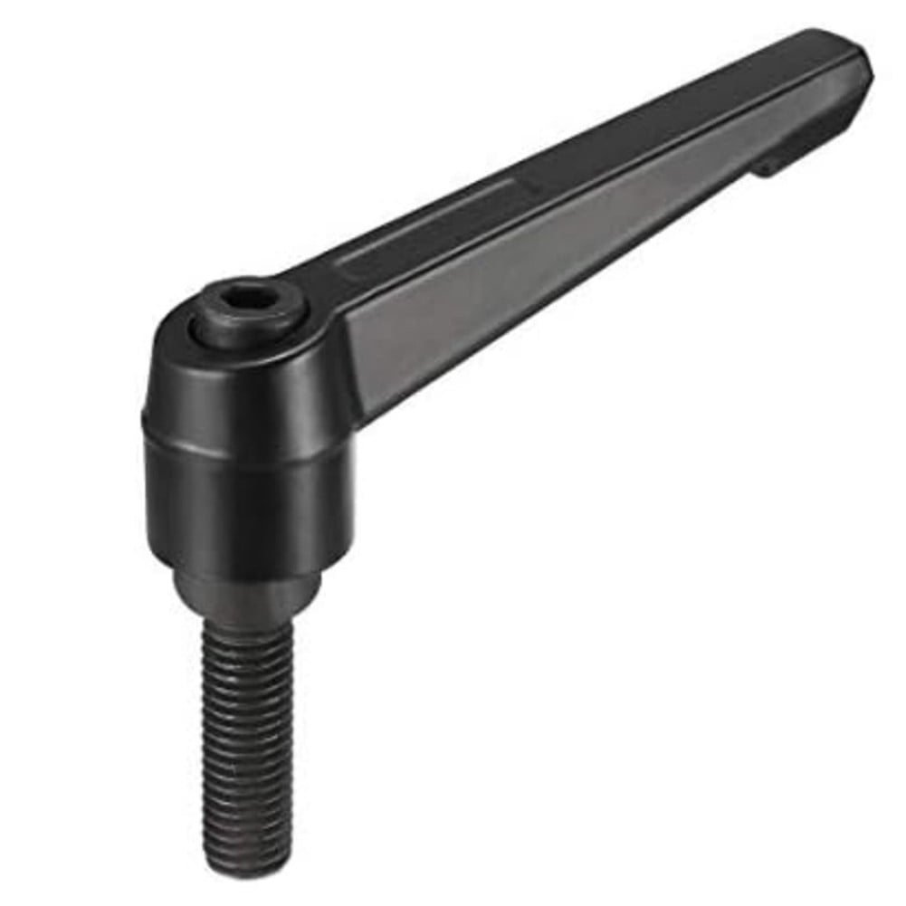 M10 * 35MM Adjustable Grip Lever Threaded Button Ratchet Male Thread ...