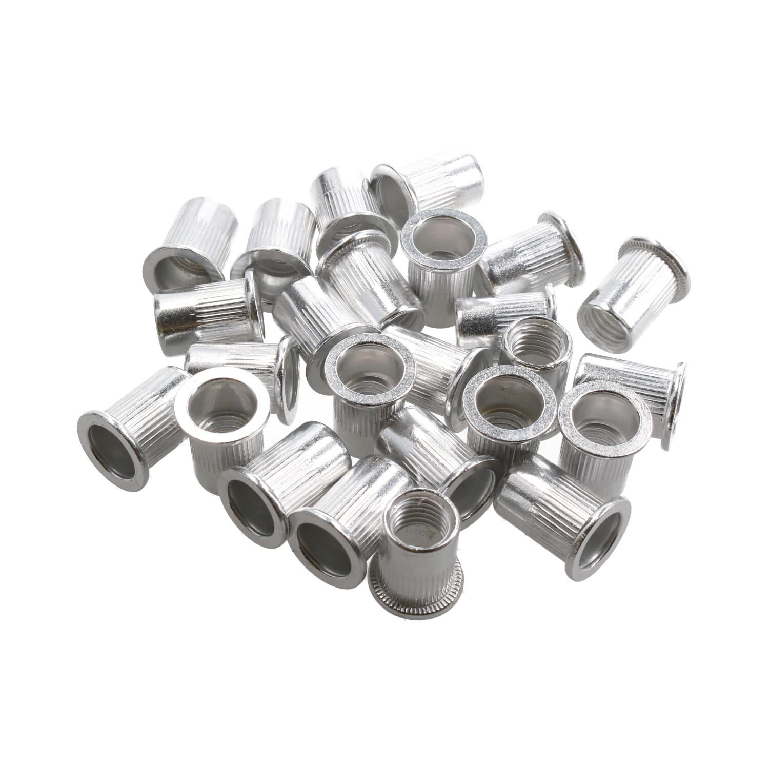 M10 Alu Nut Serts Riveting Nuts Rivet Threaded Inserts Blindnut Rivnut 25pc - Walmart.com