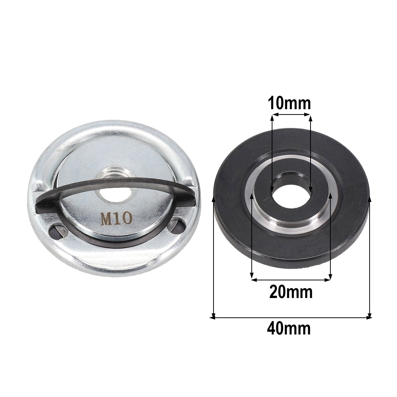 M10 Angle Grinder Self-Locking Pressing Plate Quick Release Flange Nut ...