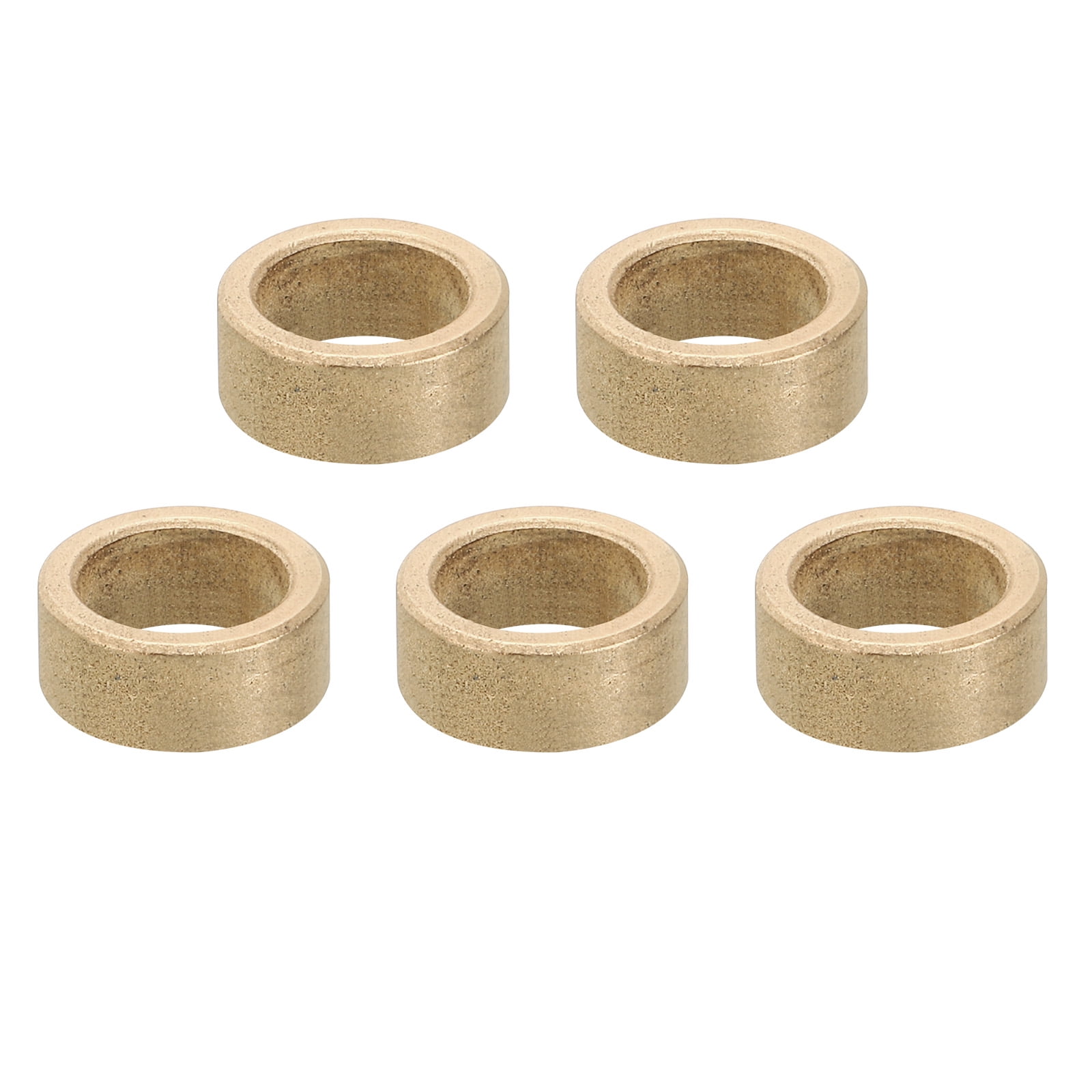 M10 Brass Spacers, 5 Pcs Metal Spacer Brass 10mm ID x 14mm OD x 6mm L ...