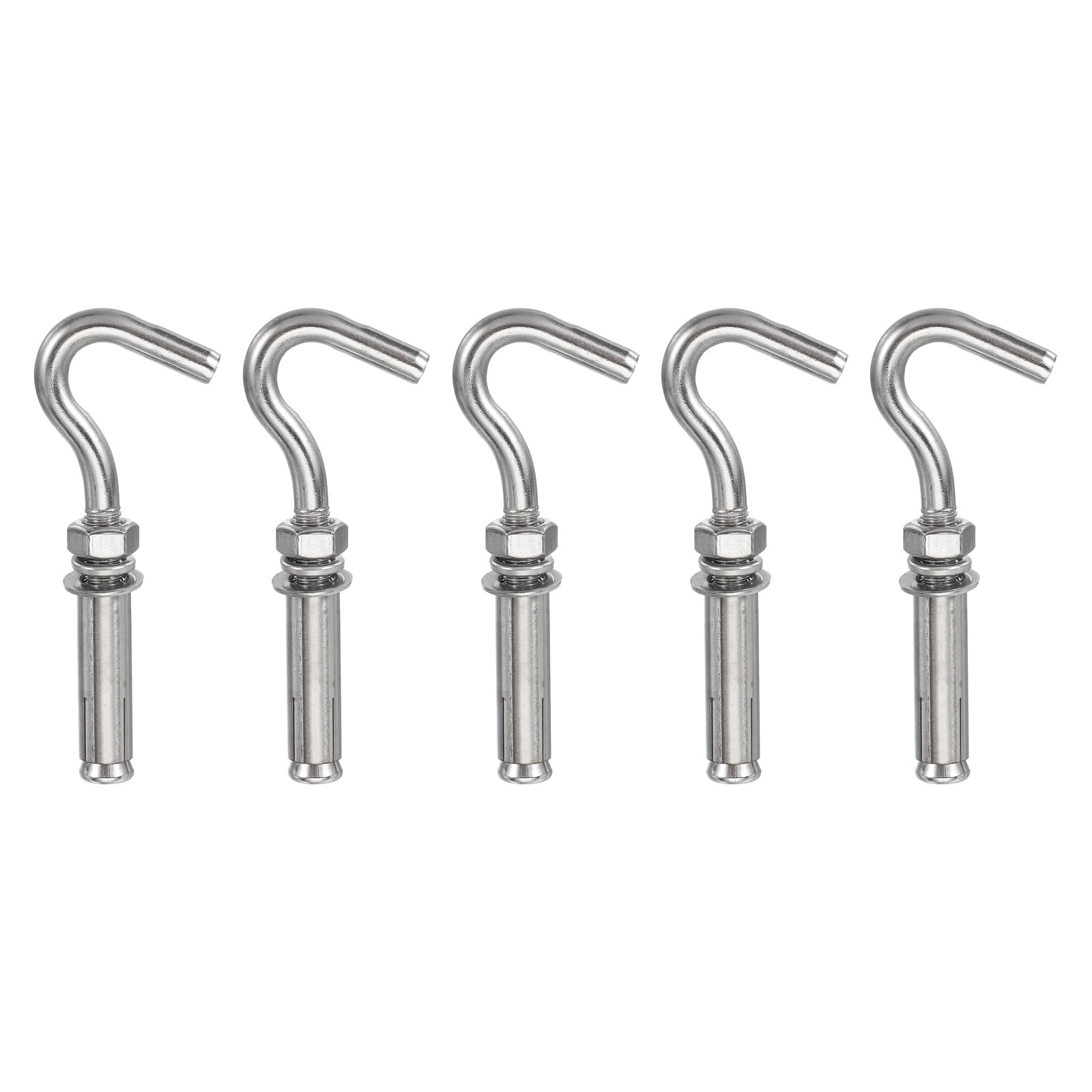 Uxcell Concrete Wall Hook 304 Stainless Steel Expansion Hook Open Cup ...