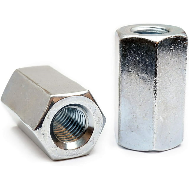 M10 Coupling Nuts, DIN 6334, Zinc CR+3, 10 Pack - Walmart.com