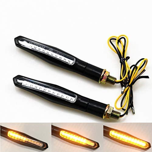 M10 LED Flowing Blinker Flash Turn Signal Indicator Light For Universal ...