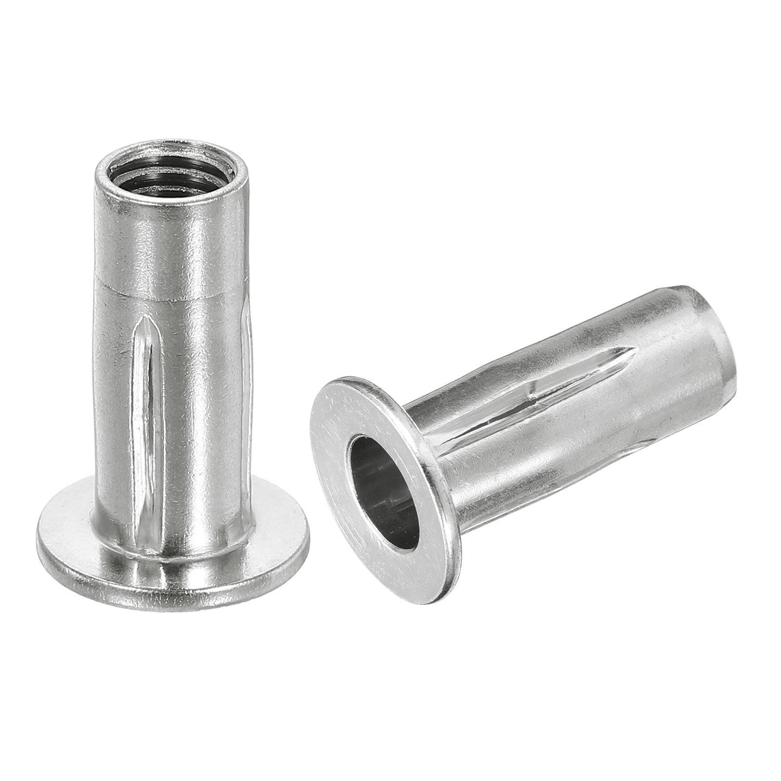 M10 Multi-Grip Rivet Nuts, 6pack Pre-Bulbed Insert Nut 304 Stainless ...