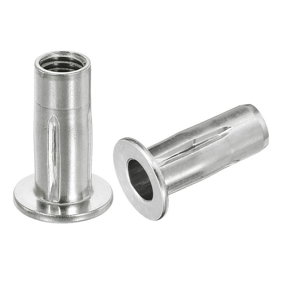 M10 Multi-Grip Rivet Nuts, 6pack Pre-Bulbed Insert Nut 304 Stainless ...