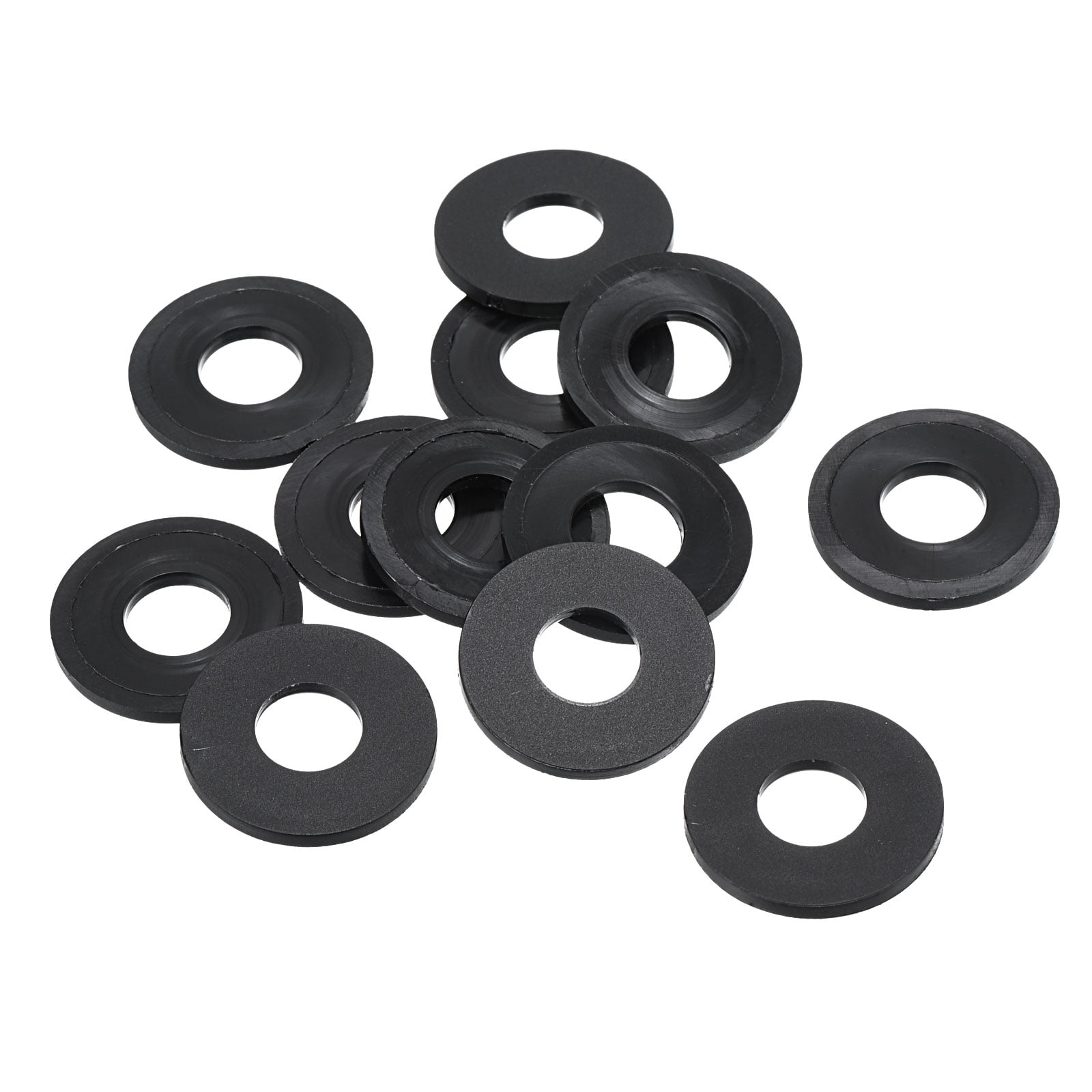 M10 Nylon Flat Washer, 12 Pack 10mm ID 25mm OD Sealing Spacer Gasket ...