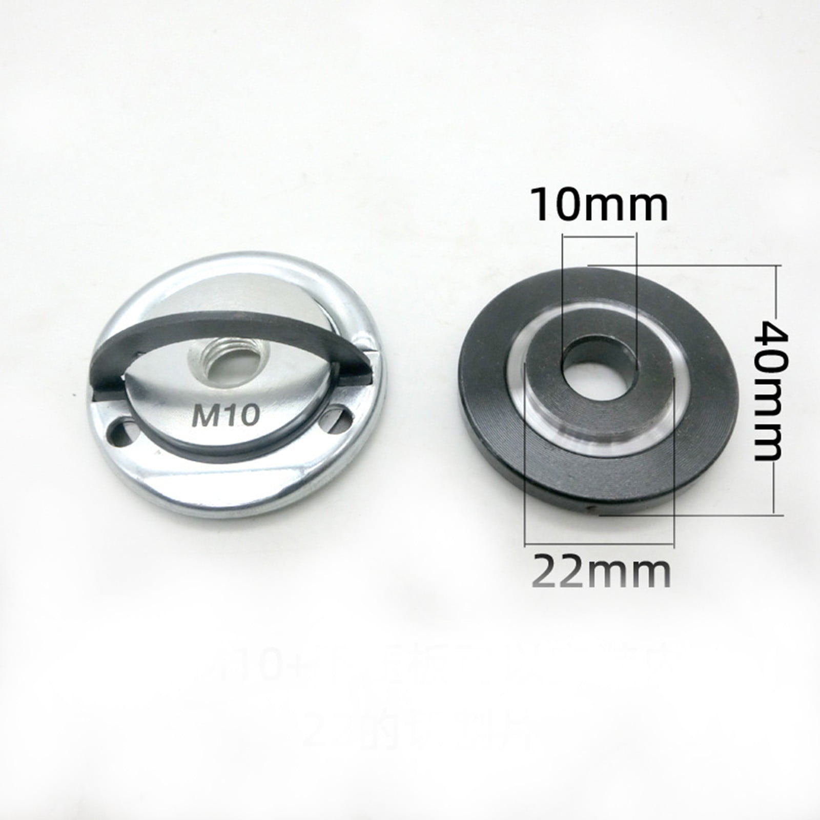 M10 Quick Release Self-Locking Grinder Pressing Plate Flange Nut Power ...