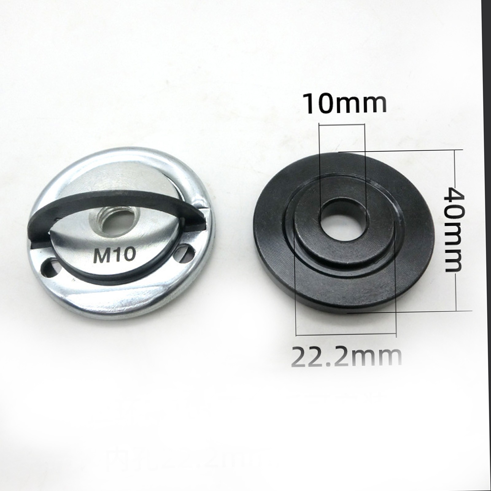 M10 Quick Release Self-Locking Grinder Pressing Plate Flange Nut Power ...