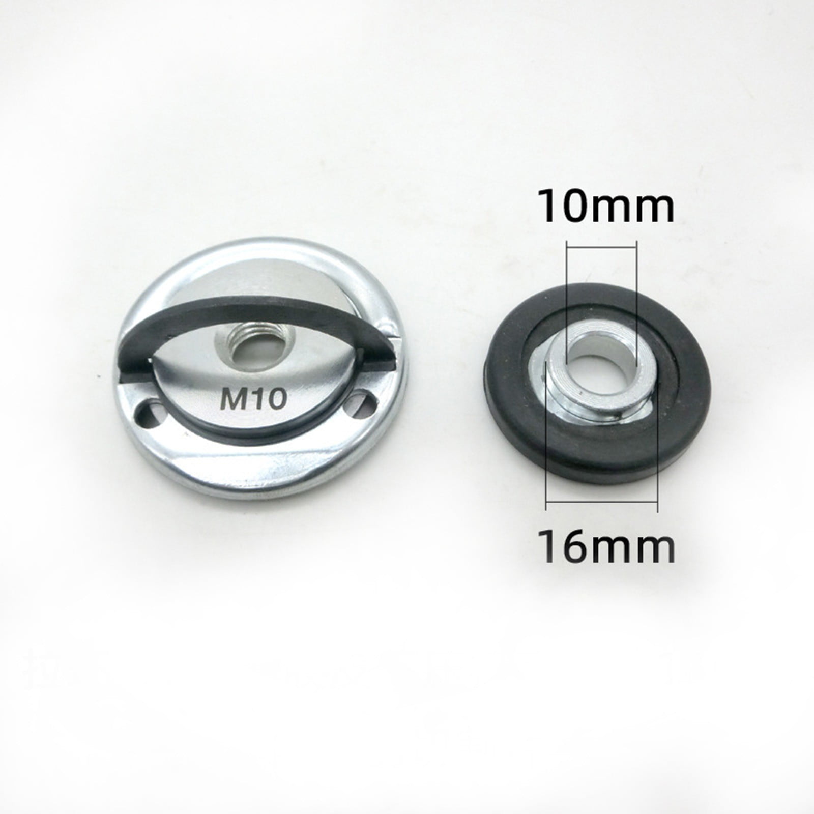 M10 Quick Release Self-Locking Grinder Pressing Plate Flange Nut Power ...